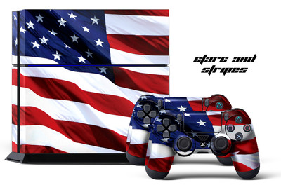 Designer Skin PS4 Playstation Sticker 4 Console Controller Decals STARS ...