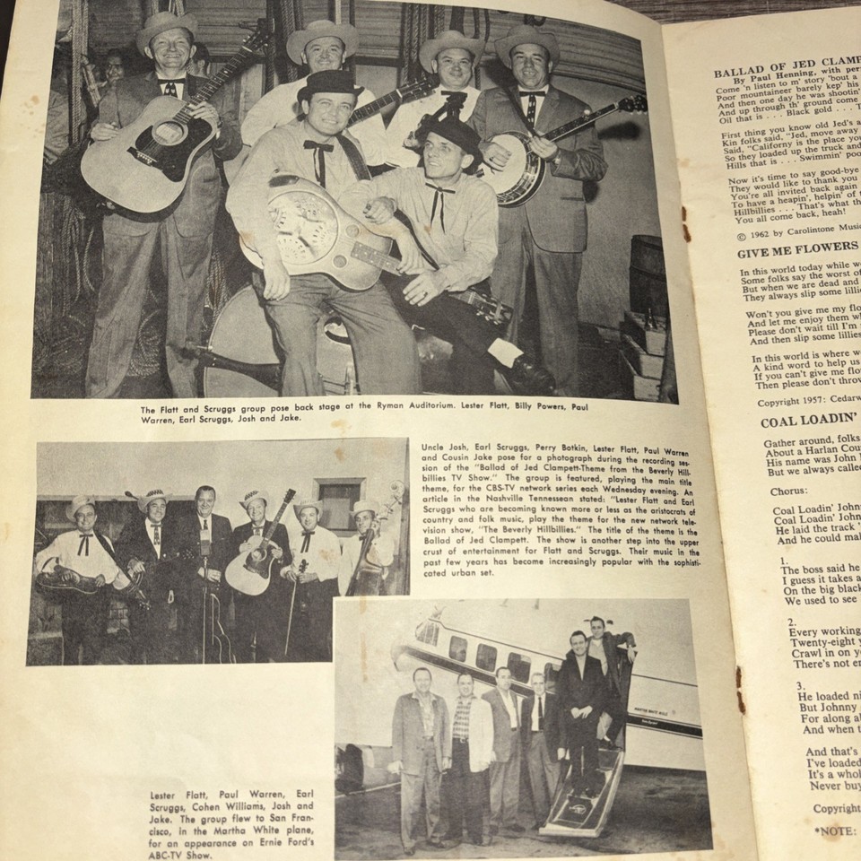 Lester Flatt & Earl Scruggs - Flatt & Scruggs Picture Album Songbook ...