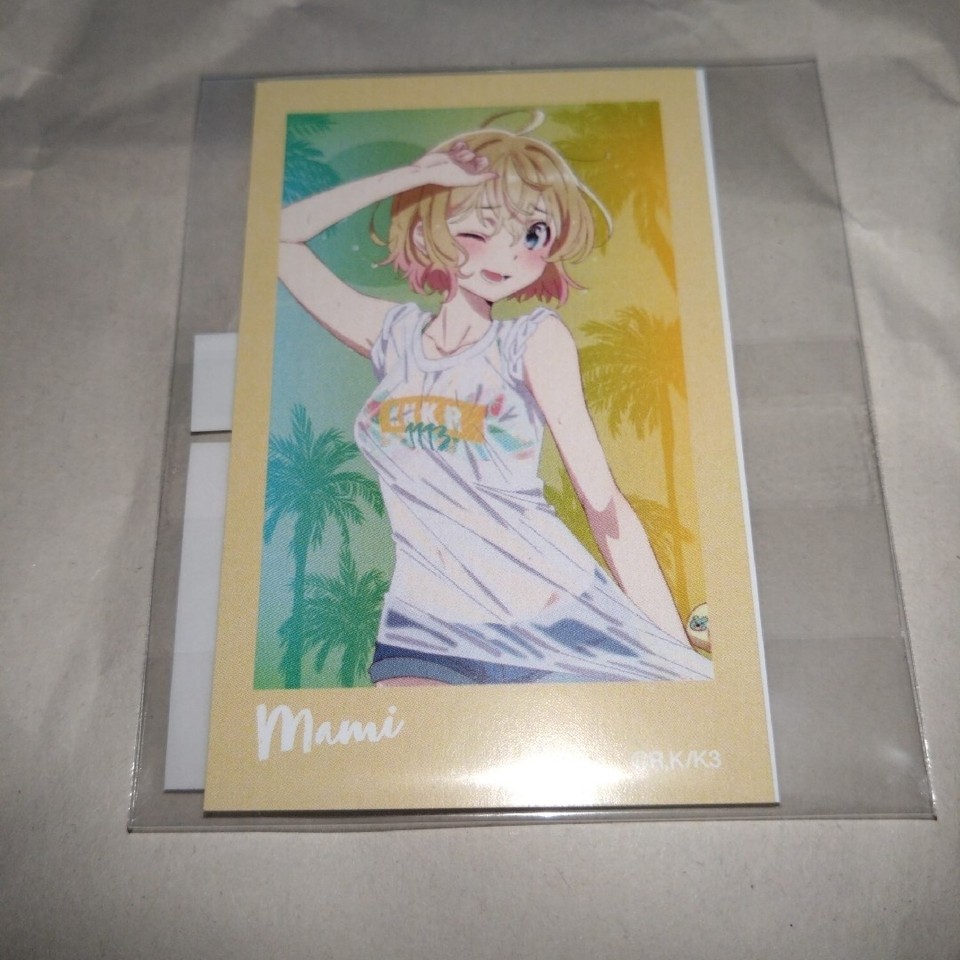 Nanami Asami E-Prize Illustration Card Lottery Mate Beach Date, I'll ...