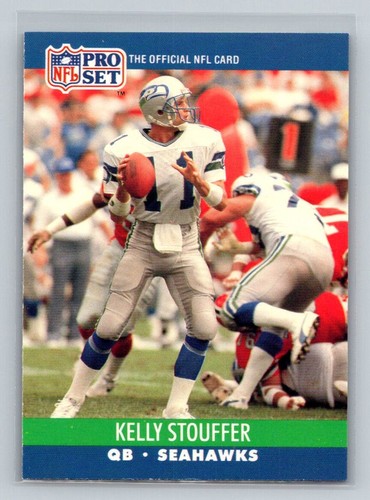 1990 Pro Set #650 Kelly Stouffer Seattle Seahawks Football Card | eBay