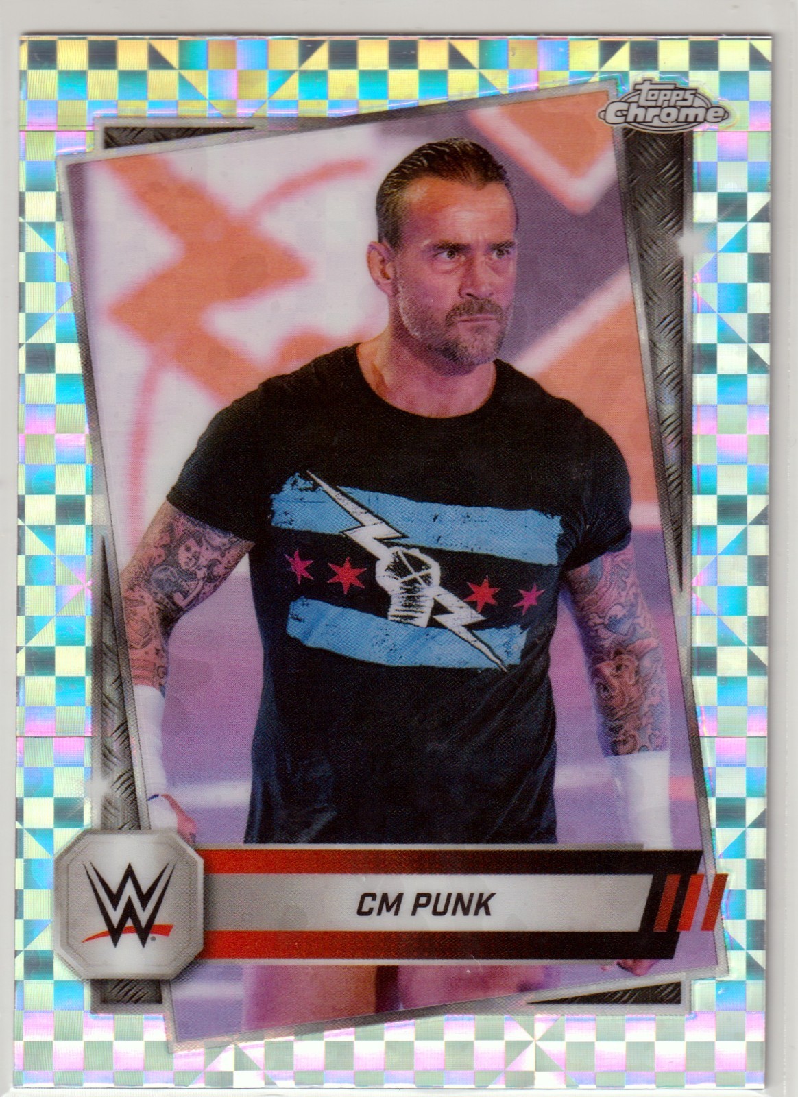 2025 WWE Topps Chrome CM Punk Xfractor #98 | eBay