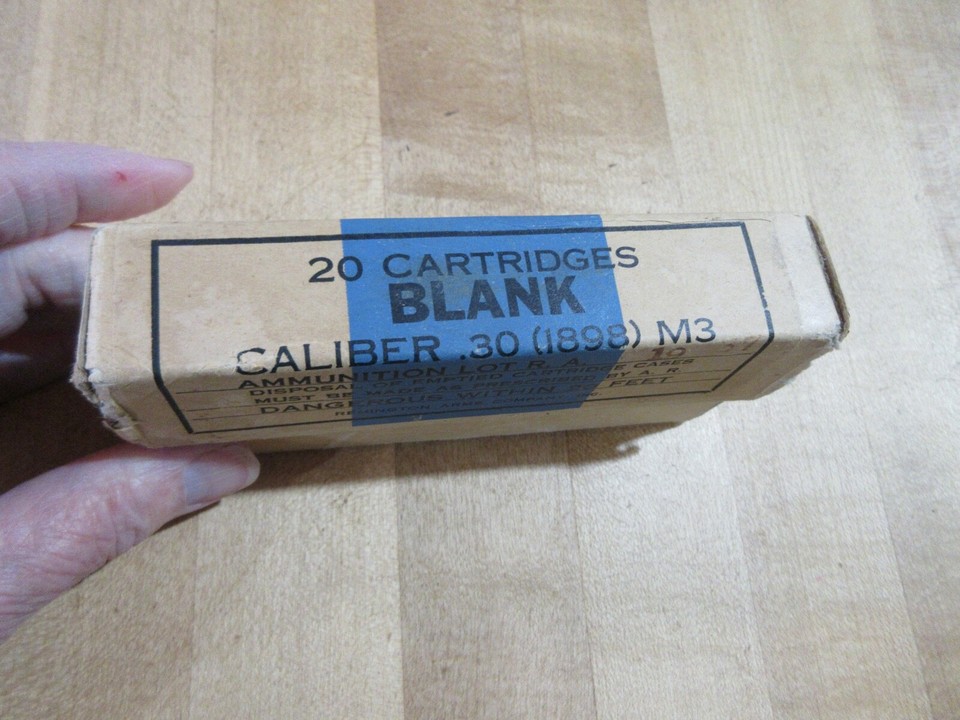Empty Remington Arms Caliber .30 (1898) M3 30 40 Krag original ammo box ...