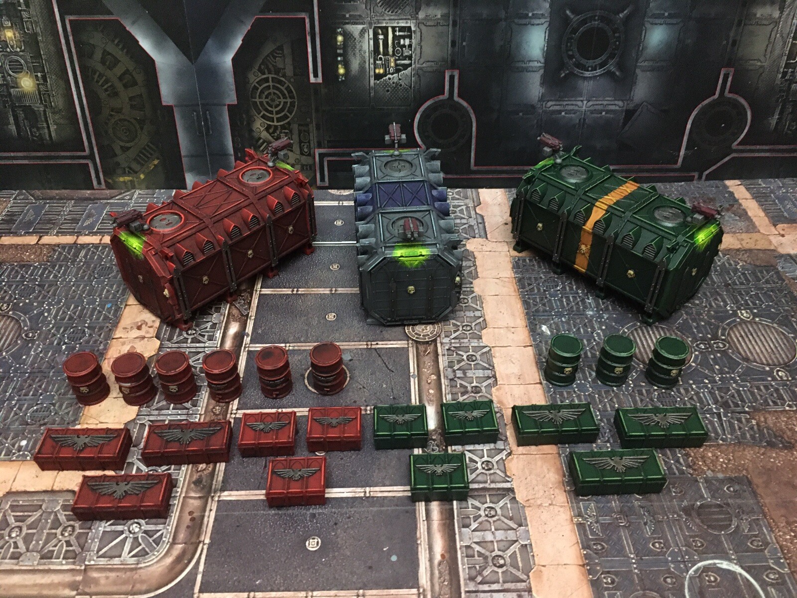 PAINTED Munitorum Armoured Containers COMMISSION kill team Warhammer ...