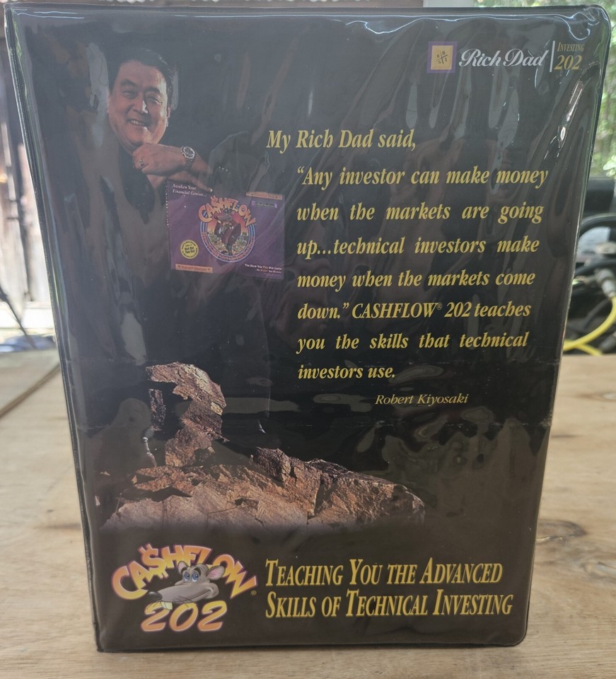 Cashflow 202 Advanced Program Game Expansion 4 Cassette Rich Dad NEW ...