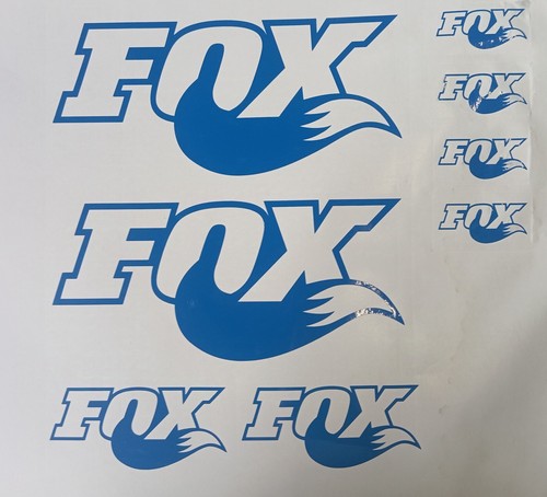 FOX Racing Stickers Kit Decals Vinyl Sticker Set MANY COLOURS | eBay