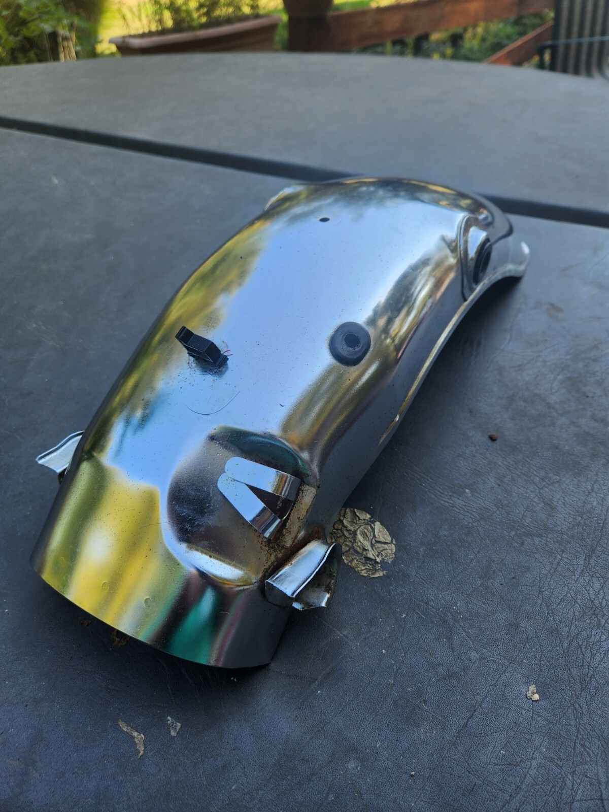 1978 Yamaha XS650 Special OEM XS 650 TWIN Chrome Rear Fender 79 80 81 ...