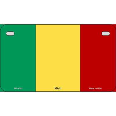 Mali Flag Novelty Metal Motorcycle Plate MP-4092 | eBay