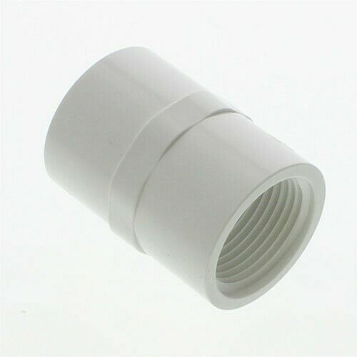 3/4" White PVC Schedule 40 Hub x Female Thread Adapter Sch.40 FNPT | eBay