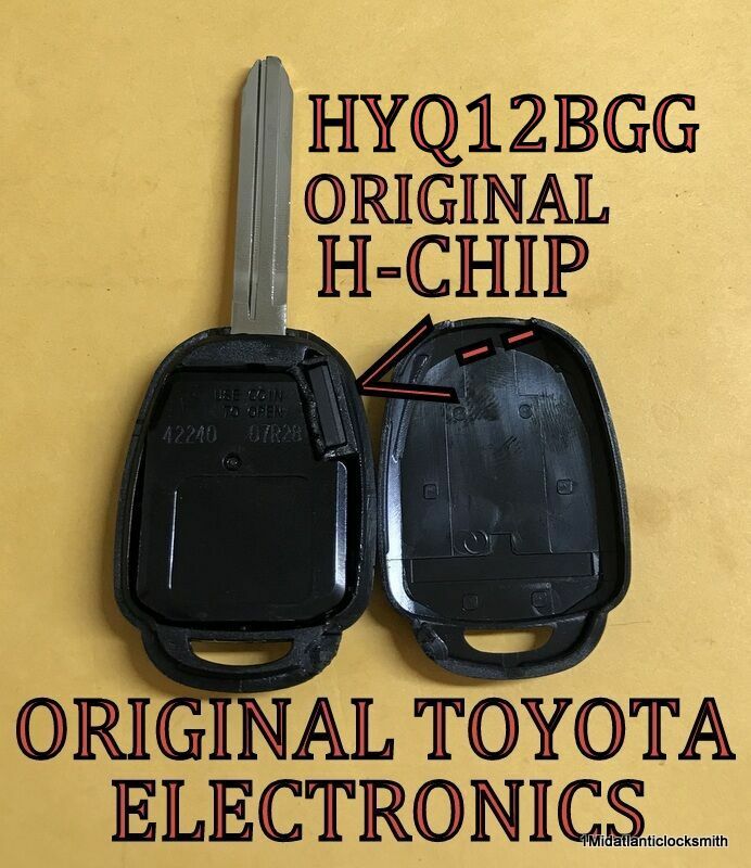NEW 2016-2021 TOYOTA TACOMA KEYLESS ENTRY REMOTE HEAD FOB HYQ12BGG ...