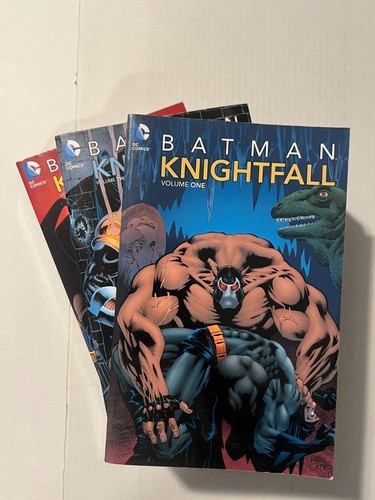 BATMAN: KNIGHTFALL TPB VOLUME #1 2 3 KNIGHTFALL KNIGHTQUEST KNIGHTSEND ...
