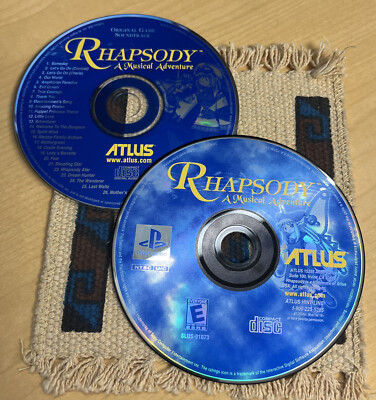 Rhapsody: A Musical Adventure, Sony PlayStation 1 PS1, 2000, Both Discs ...