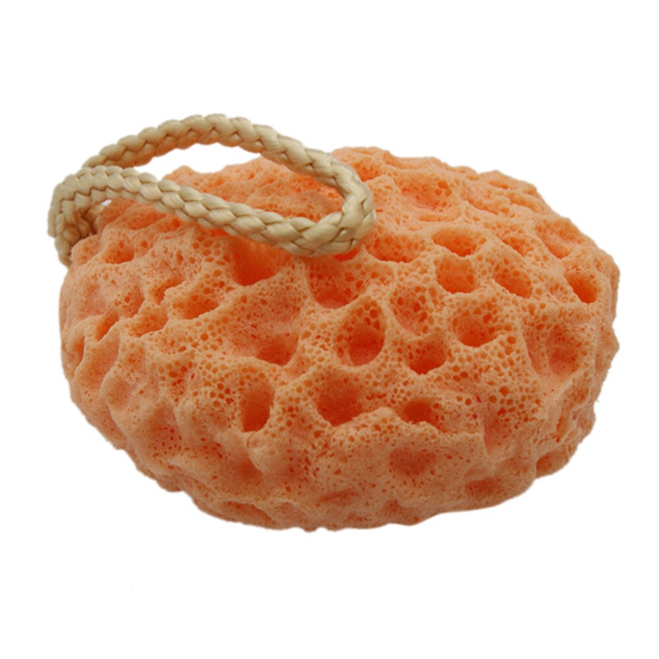 Sponge Bath Shower Spa Exfoliator Face Washing Cleansing Puff Scrubber ...