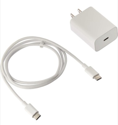 OEM Google 18W Rapid Charger & USB-C Cable for Pixel Phones - White | eBay