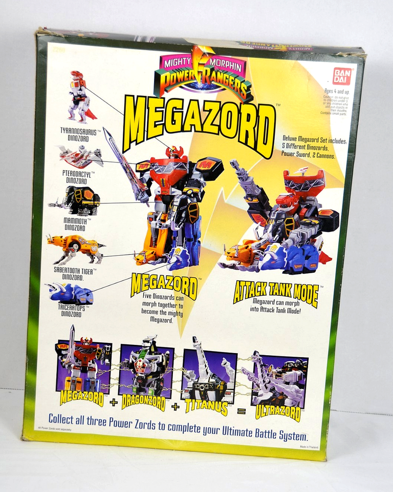 Megazord 2260 Deluxe Set Mighty Morphin Power Rangers 1994 Bandai MMPR ...