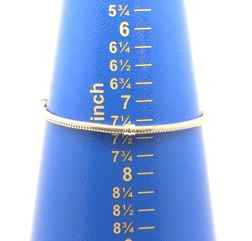 PANDORA 925 Sterling Silver Moments Barrel Clasp Snake Chain Bracelet ...