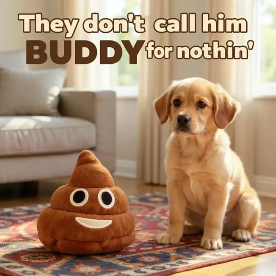 Poop Toy with Fart Sounds for Kids & Dogs - Hilarious Interactive Fun ...