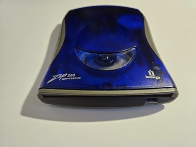 Iomega Zip 250 Z250USBPCMBP 250MB USB Power External Disk Drive + Cable ...
