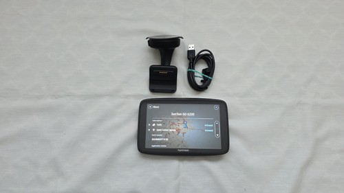 TomTom GO 6200 Sat Nav World Lifetime Maps, Speed Cameras & Traffic ...