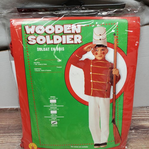 NEW Wooden Soldier Youth Boys Size Large Christmas Costume | eBay