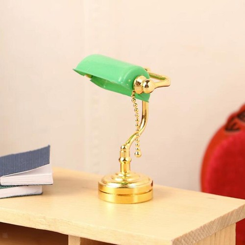 Dollhouse Desk Lamp Miniature LED Lamp for Life Scene Home Accessories ...