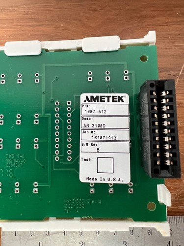 AMETEK Annunciator Alarm 1087-512 Card for AN-3200 Module RIS PLC USA ...