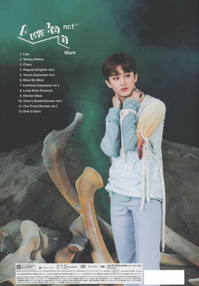 NCT 127 Awaken Mark ver. 1st Album CD Book Group | eBay