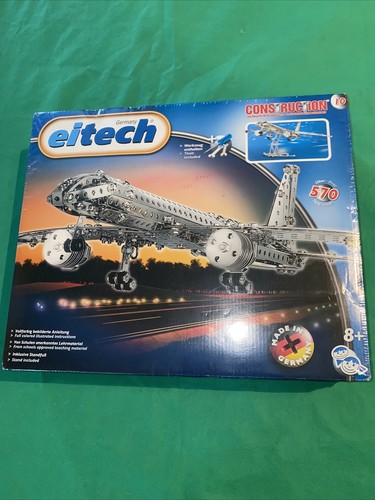 Eitech Classic Jetliner Construction Set NIP SEALED Includes Tools and Stand Y2 | eBay