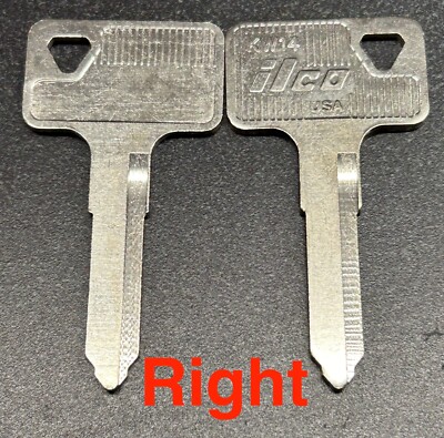 2 Key Blanks Kawasaki Vulcan VN 500 800 1500 1600 1700 2000 VN2000 ...