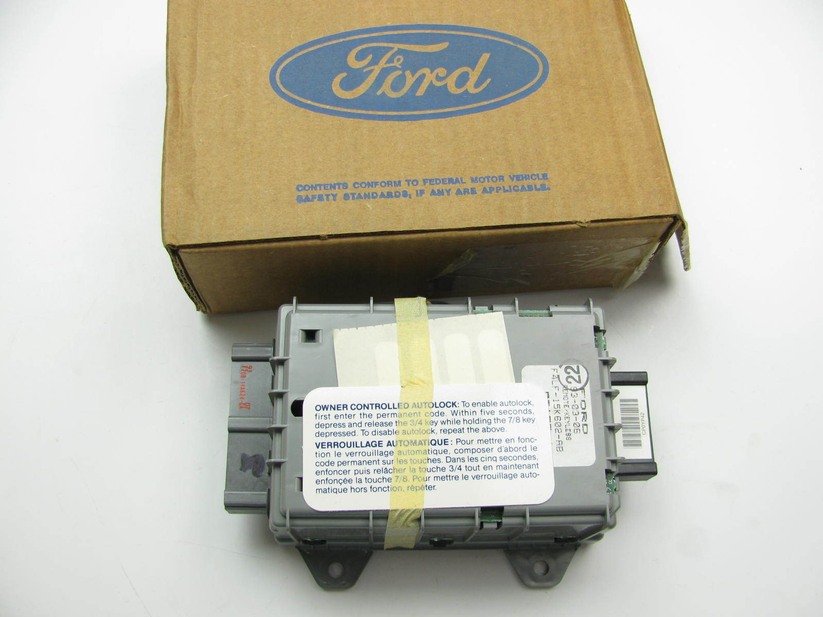 NEW OLD STOCK OEM Ford Remote Lock Keyless Entry Control Module 94-96 ...