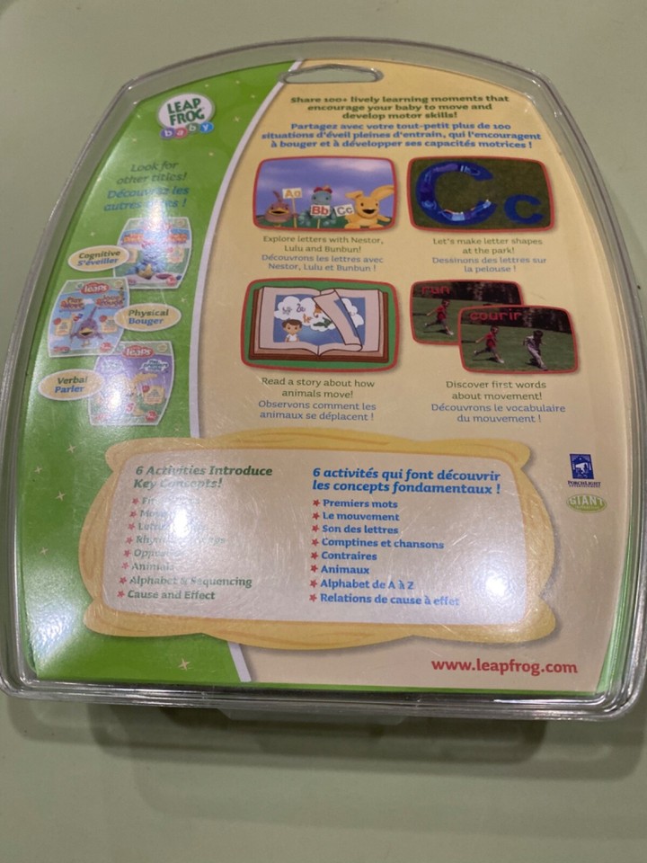Leap Frog Baby Little leaps Play and Move Interactive Learning Disc 4 ...