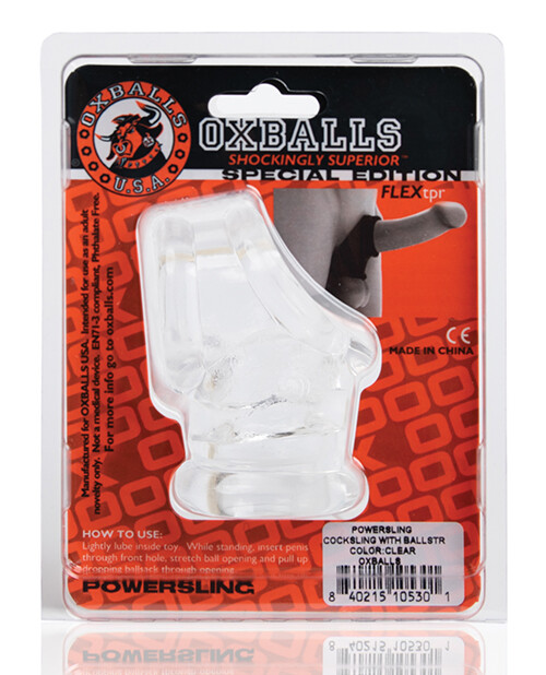 Oxballs Powersling Cock Sling Ball Stretcher Clear for sale online | eBay