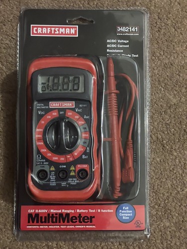 Craftsman+34-82141+8+Function+Digital+Multimeter for sale online | eBay