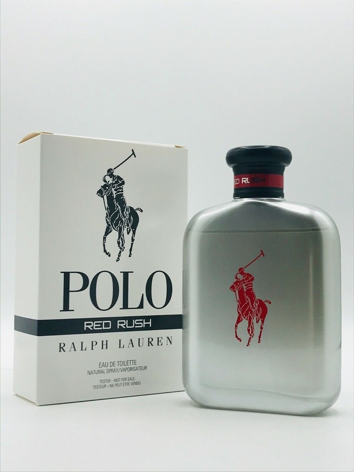 Ralph Lauren Polo Red Rush Men Cologne Spray 4.2 oz 125 ml Box As Shown ...