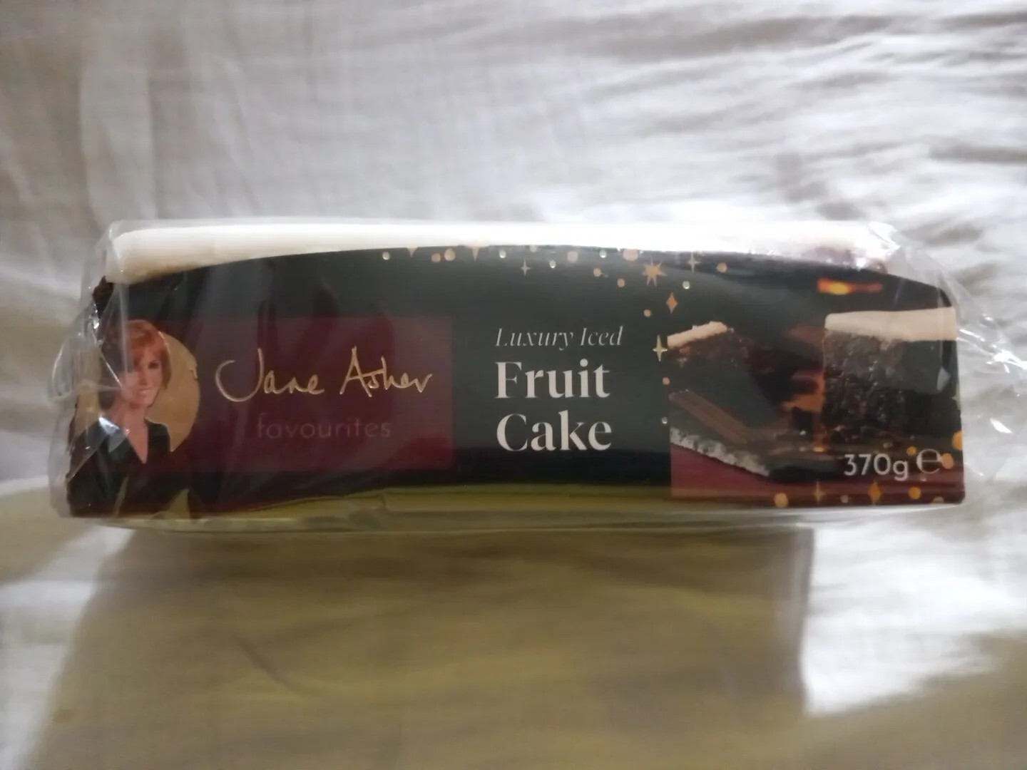 2 JANE ASHER BRANDY LUXURY CHRISTMAS ICED FRUIT & NUT CAKE 370gx2=740g ...