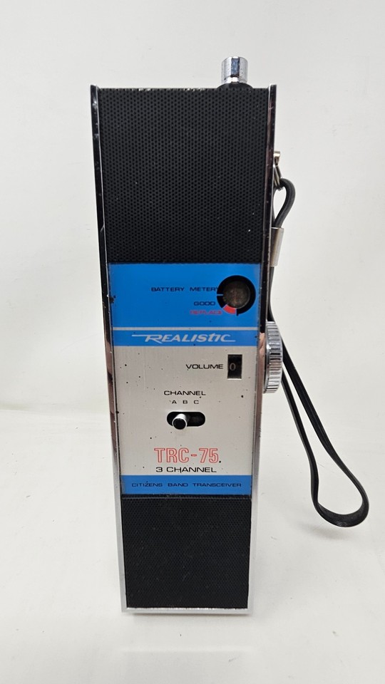 Vintage Realistic Radio Shack TRC-75 3 Channel CB Transceiver | eBay