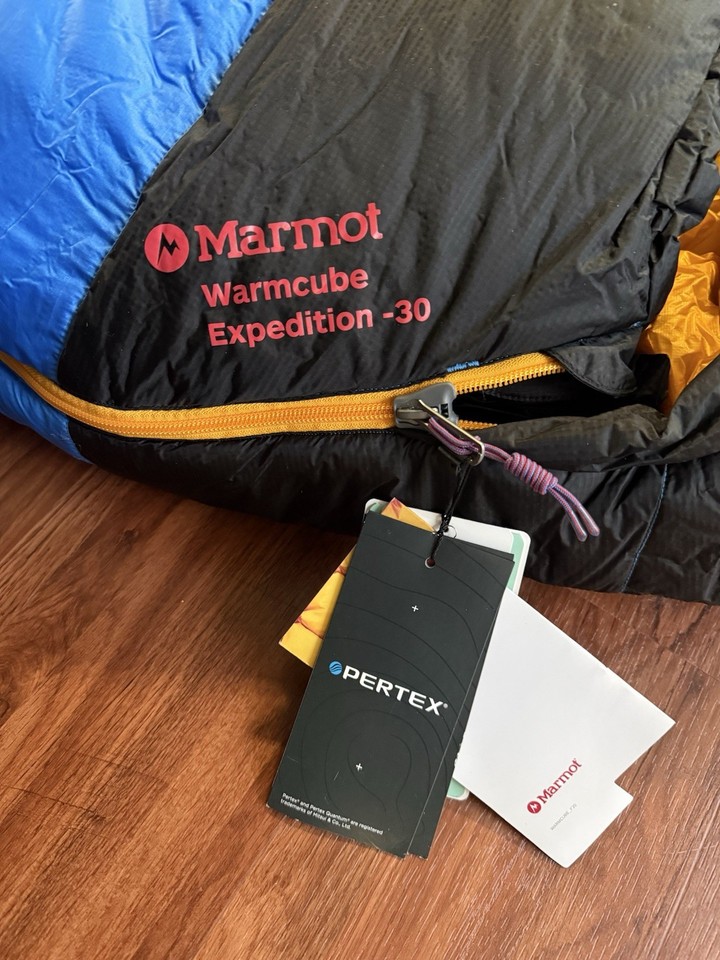 Marmot WarmCube Expedition -30°F Sleeping Bag Regular 800FP Goose Down ...