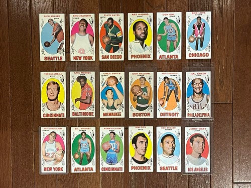 1969 Topps Basketball Complete Set 1-99 All NM Ex. Alcindor MC ...