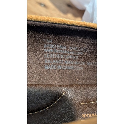 Born Adour Yellow (Mustard) Suede Ballet Flats Womens Size 7.5M | eBay