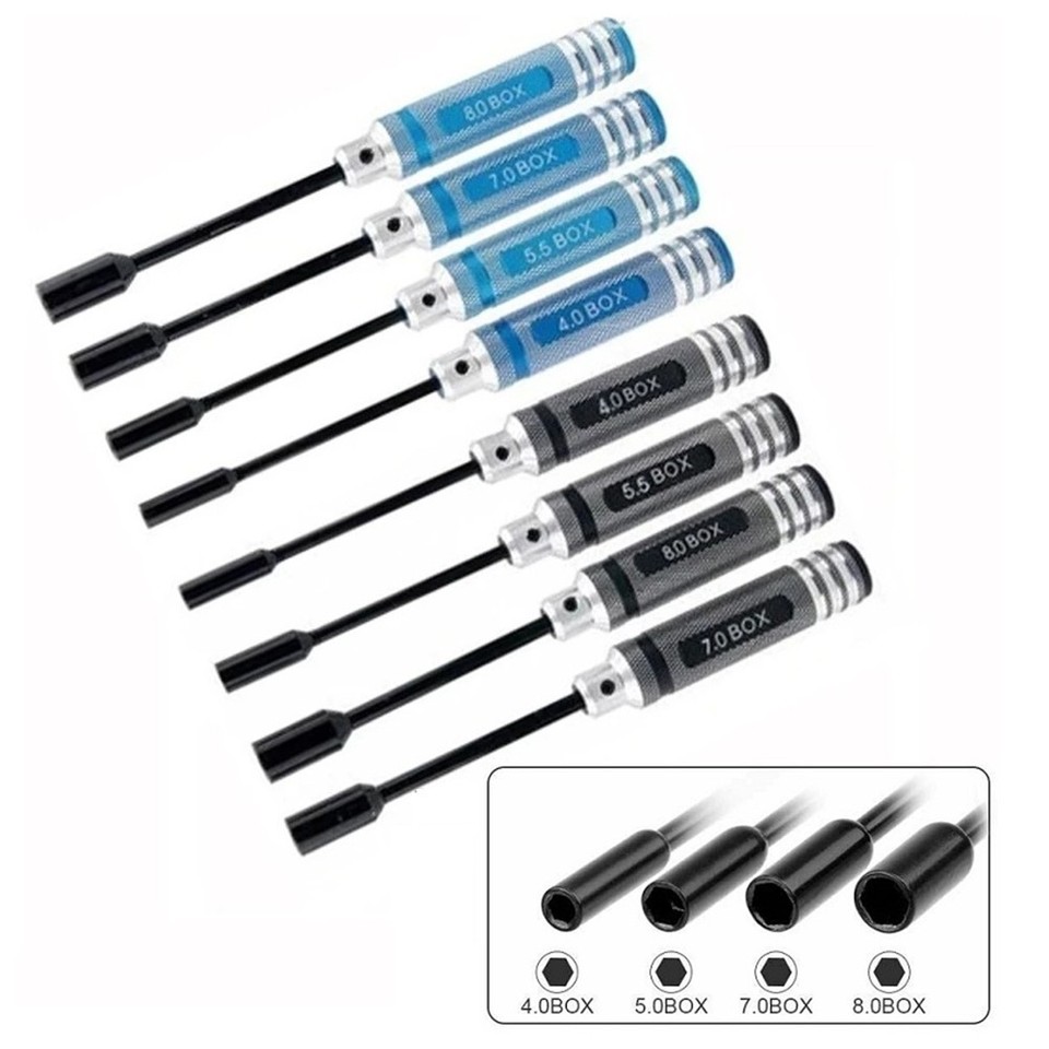 4-Piece Hexagon Key Socket Screw Driver Accessory Equipment Replacement ...