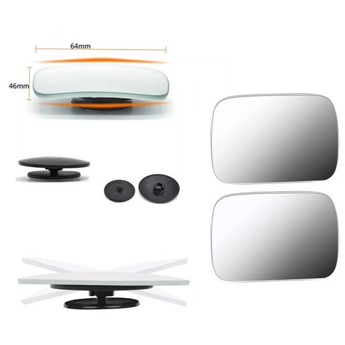 High Definition Convex Lens Rectangle Rear View Mirror for Added Safety ...