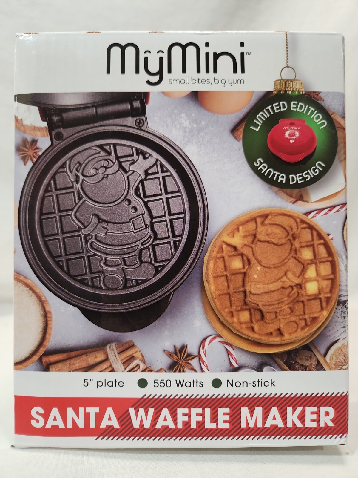 Nostalgia My Mini Santa Waffle Maker | eBay