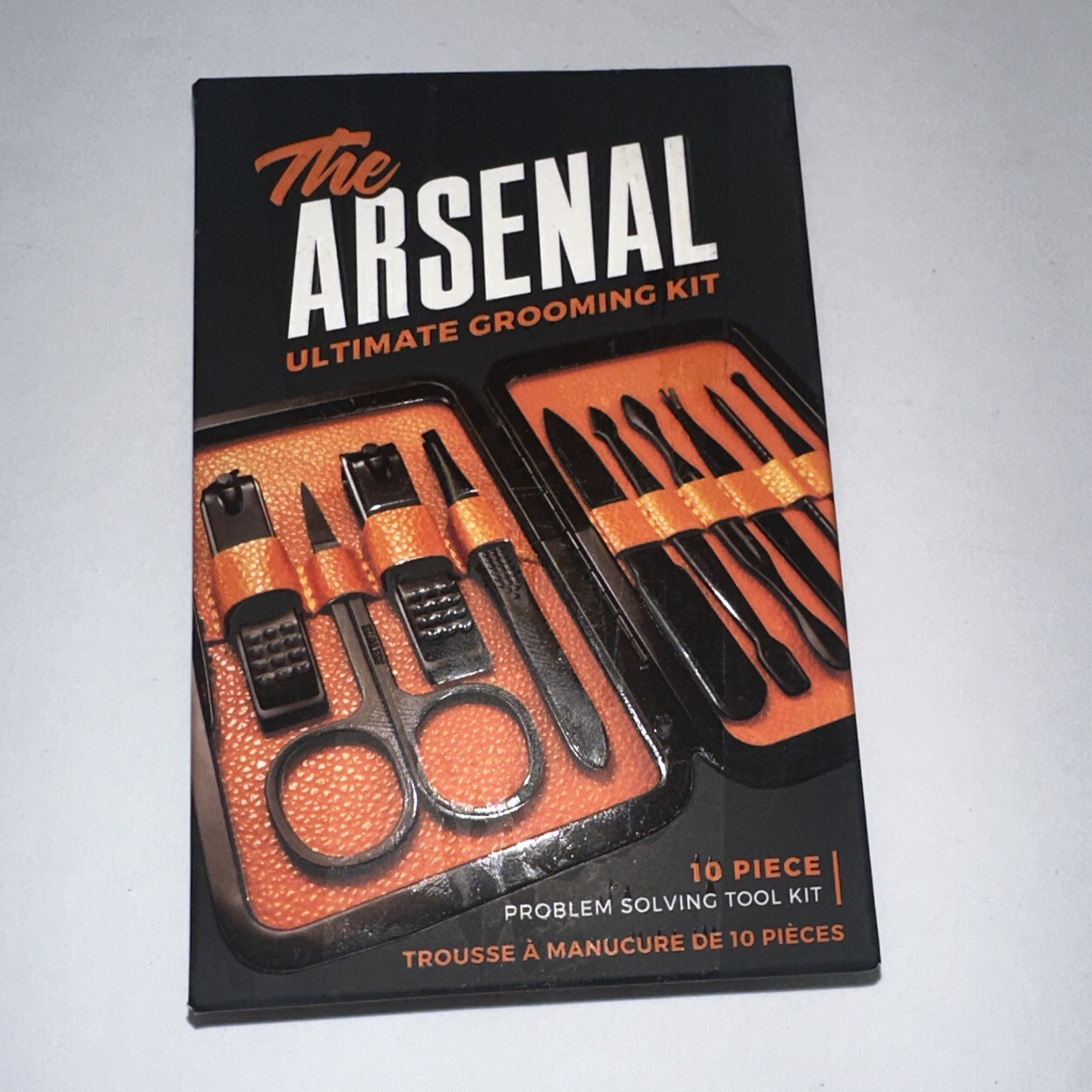 High End Grooming Manicure kit for Men and Women - The Arsenal 10pc See ...