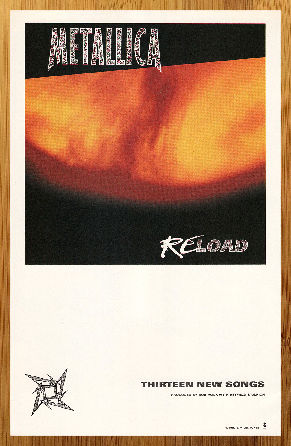 Metallica Reload Album Art