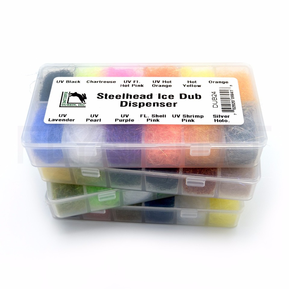 ICE DUB DISPENSER - Fly Tying Dubbing Hareline - I, II, Steelhead, or ...