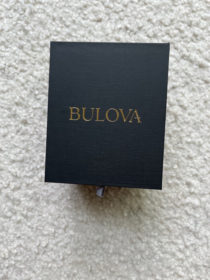 Bulova 96R243 Ladies Diamond Accented Stainless Steel Blue Dial Quartz ...