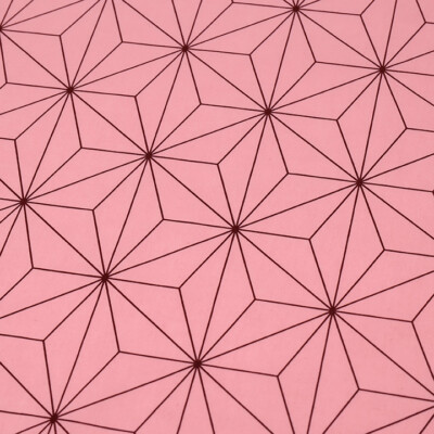 Large Pattern Asanoha Demon Slayer Japanese cotton 100% Cloth Fabric ...