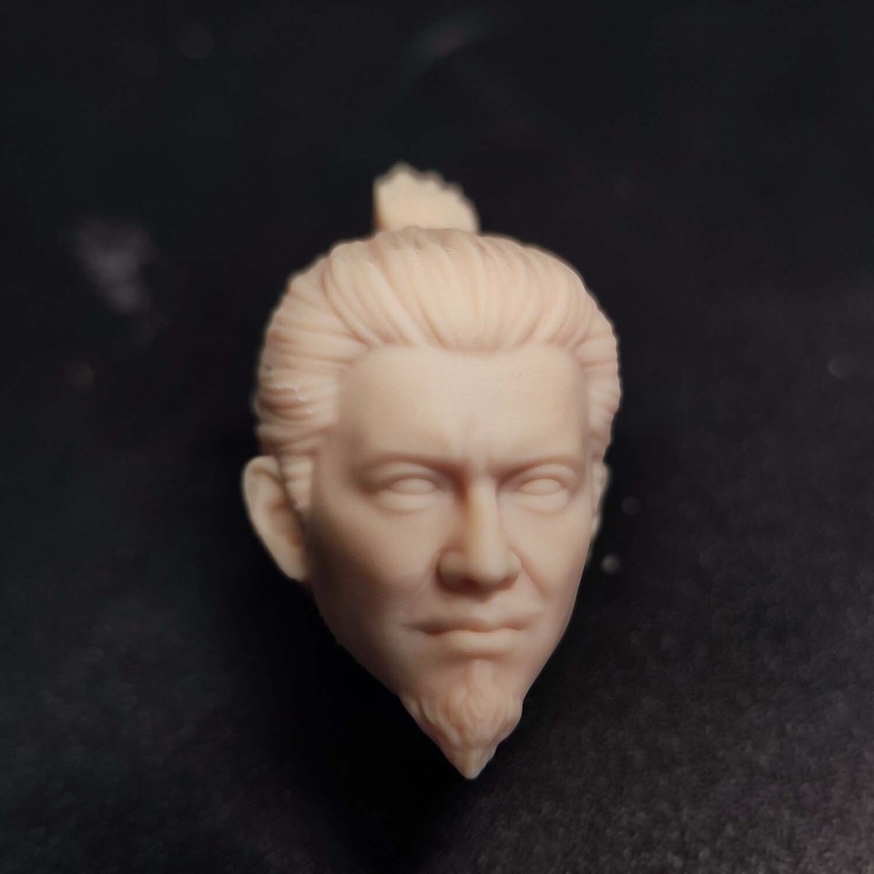 HL1763 1/12 Unpainted Kimura Takuya Warrior Head Sculpt Fit 6'' ML ...