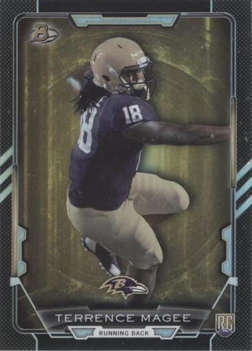 2015 Bowman - Rookies Terrence Magee #108 Black Rainbow Foil (RC) for ...
