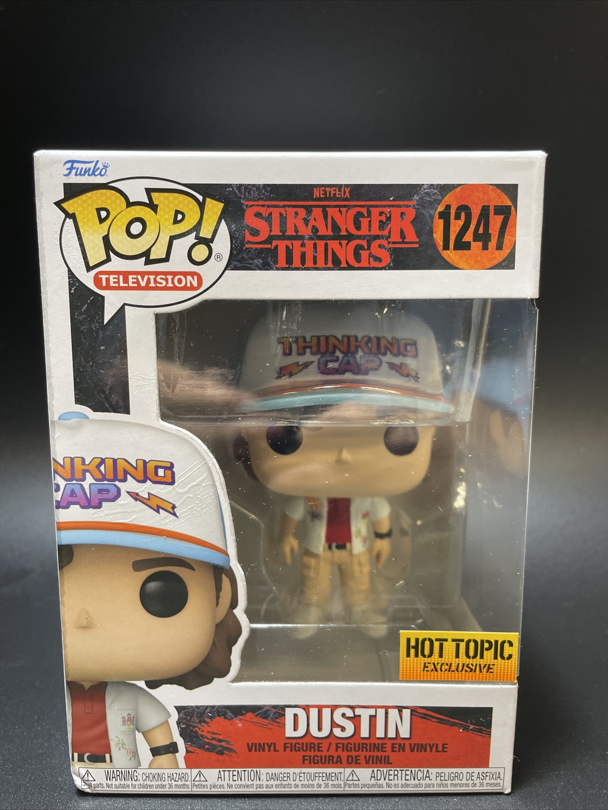 Funko Pop! Vinyl: Stranger Things - Dustin - Hot Topic (HT) (Exclusive ...