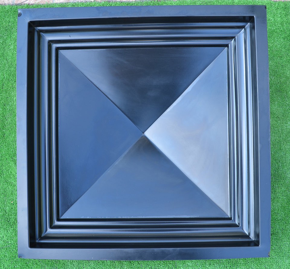 Concrete Mold Pier Caps Fence Capping 17,71x17.71in(450x450mm) ABC ...